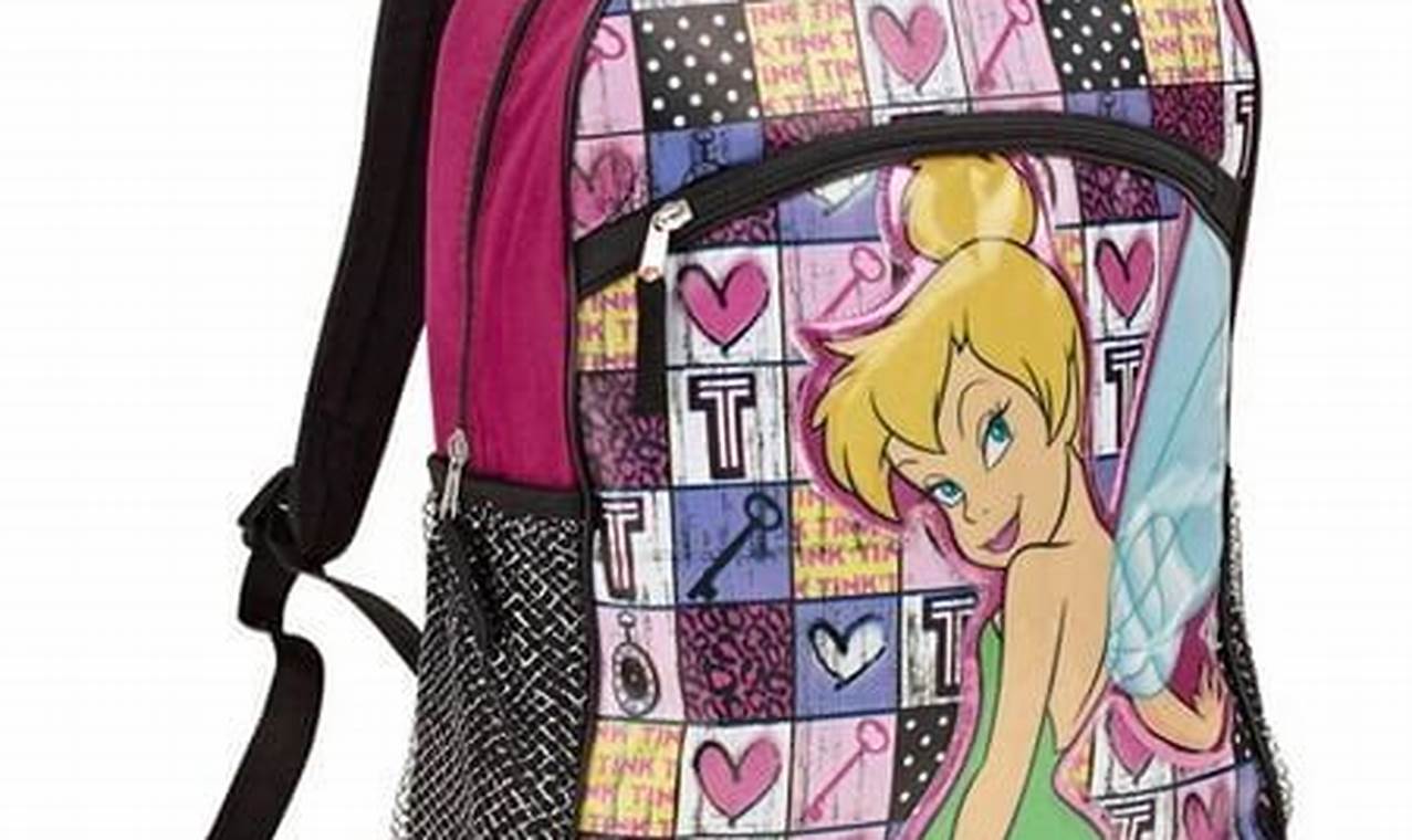 Sparkly Tinkerbell Backpack: Disney Magic On-the-Go!