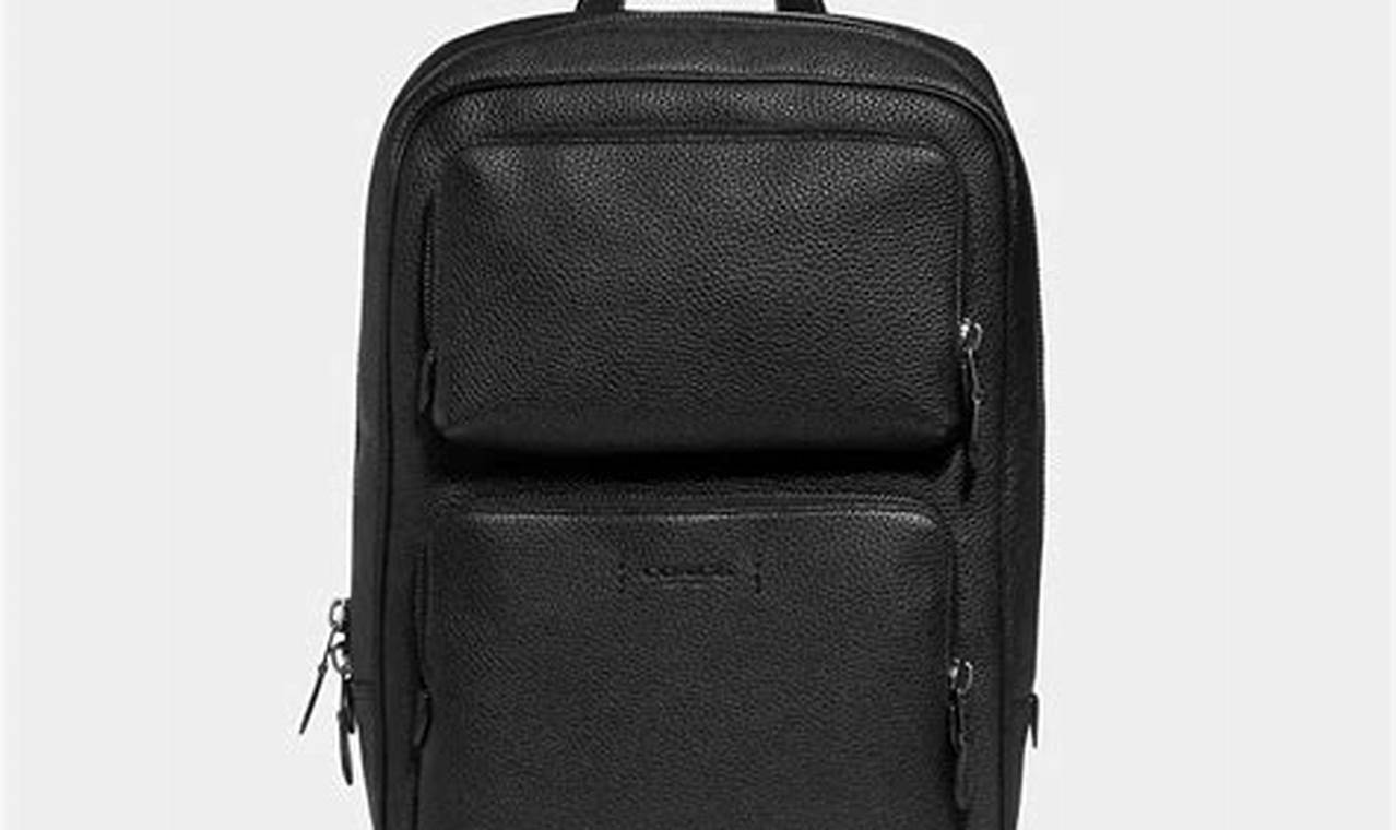 Coach Gotham Backpack: Your Stylish Urban Companion