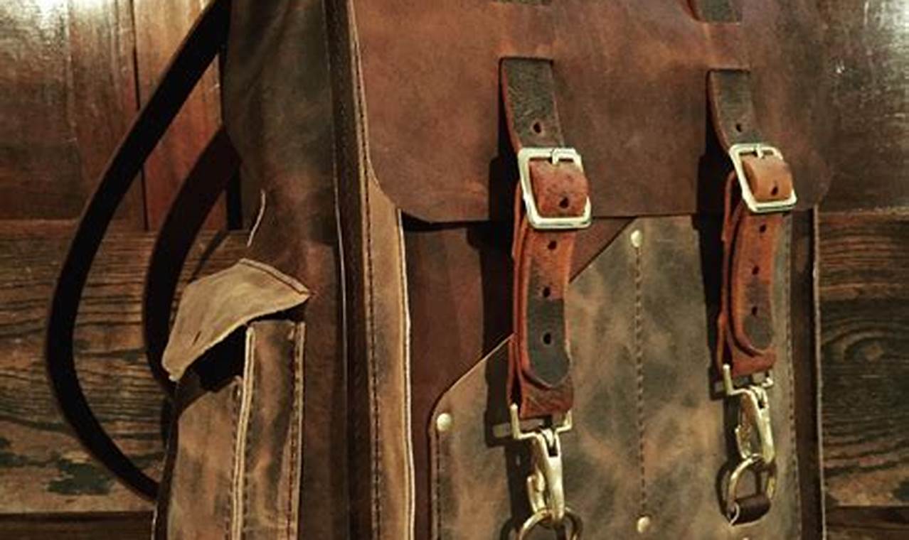 Artisan Crafted: Handmade Leather Backpack - Durable Style