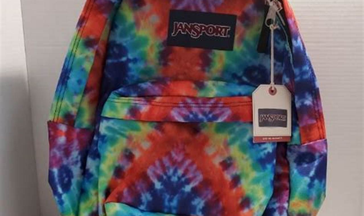 Colorful JanSport Rainbow Backpack: Style & Durability