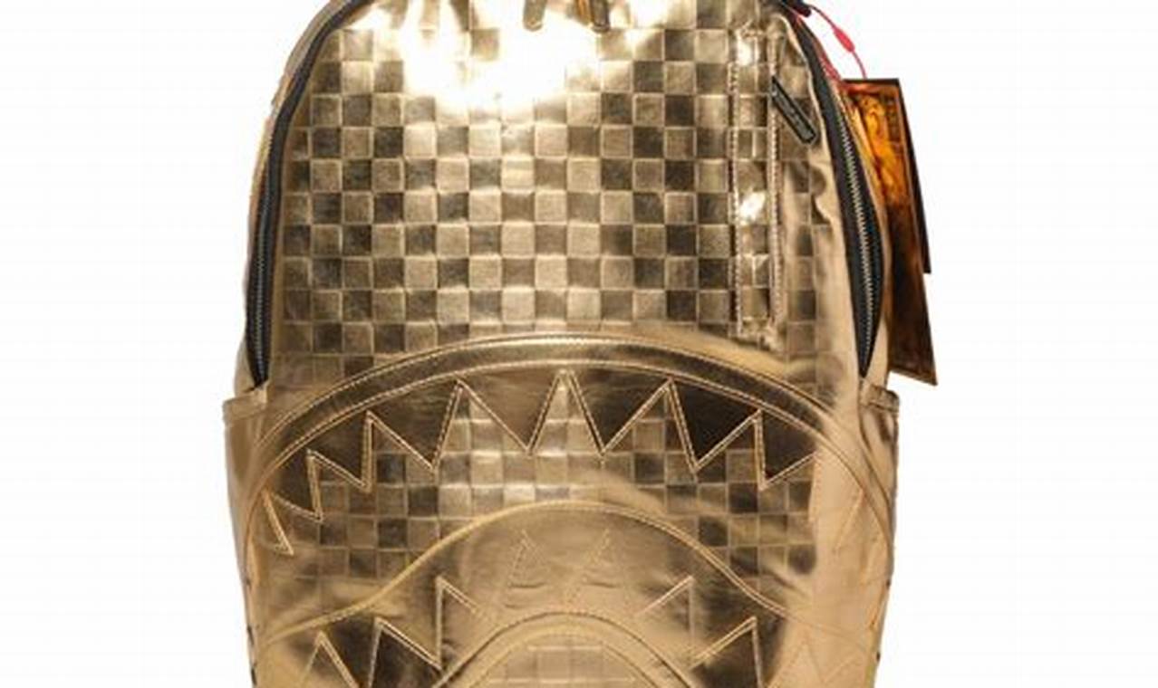 Shop Unique Sprayground Gold Backpacks | Cool & Stylish