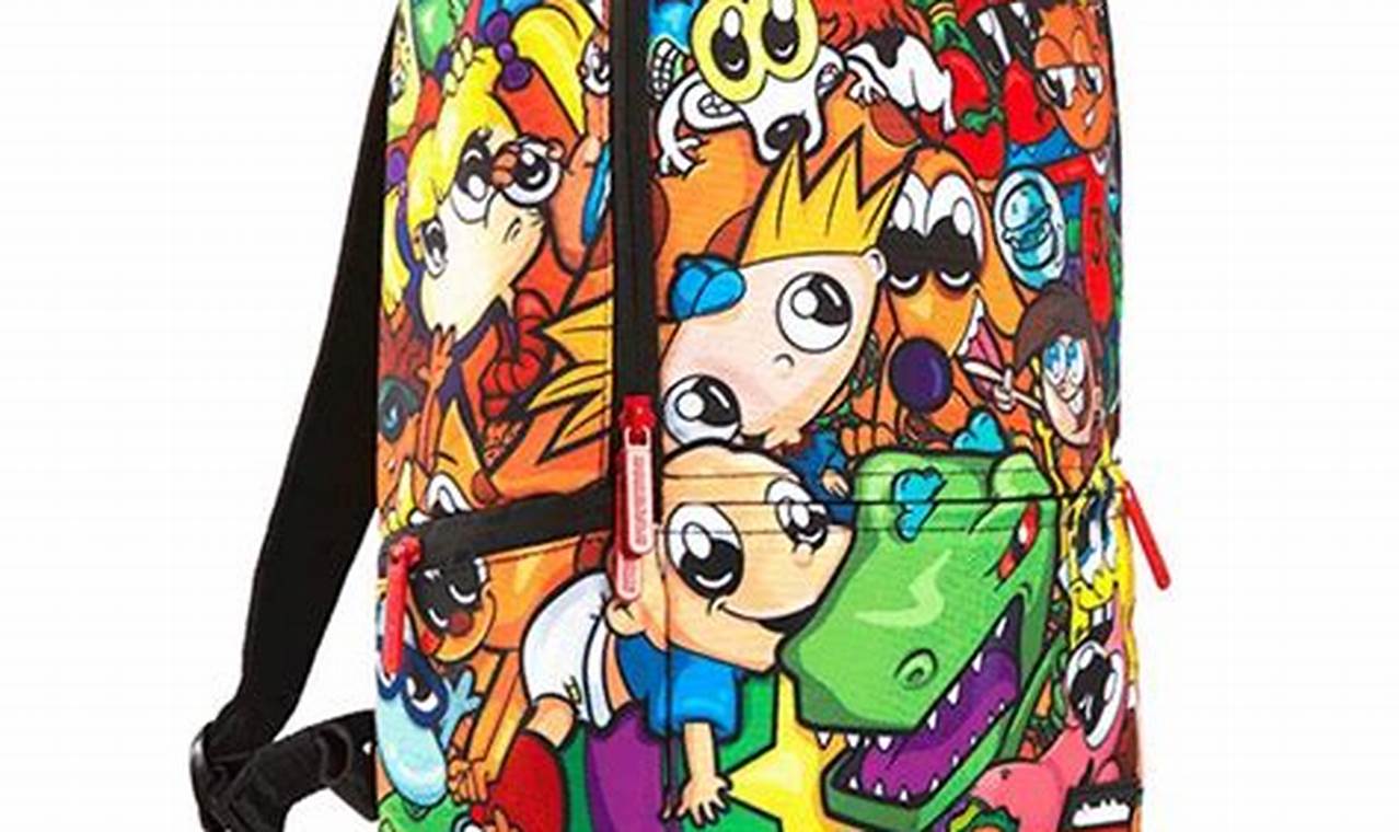 Shop Cool Sprayground Backpack Cartoon Designs Today!
