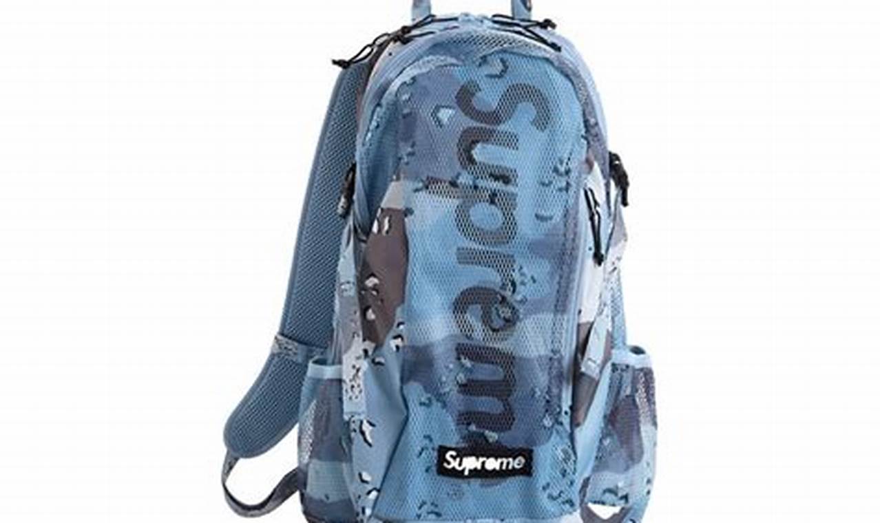 Buy Rare Blue Supreme Backpacks Today! [Year] Guide